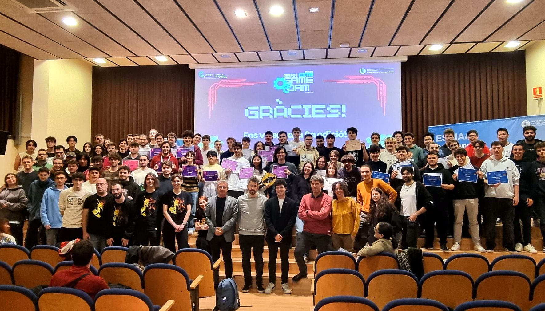 Lliurament de premis de la 8 Gran CITM Game Jam, amb rècord de ...